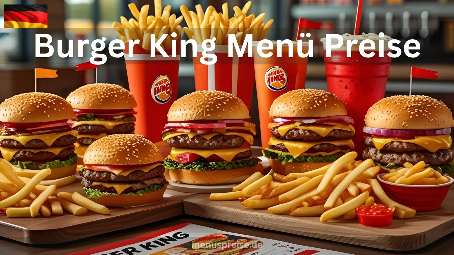 Burger King Menü Preise Deutschland Juli 2025