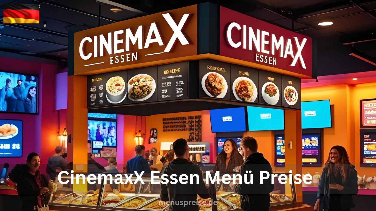 CinemaxX Essen Menü Preise & Sparangebote für Kinobesuche - Menus ...